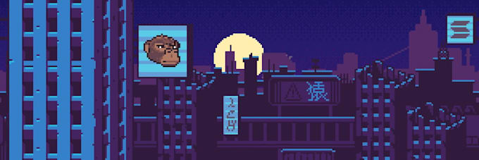 Create animated parallax pixel art backgrounds by Dsimilar | Fiverr