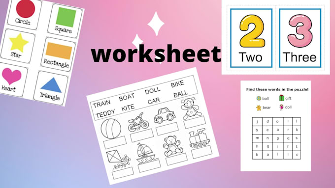Customize activity worksheets for preschool and kindergarten by ...