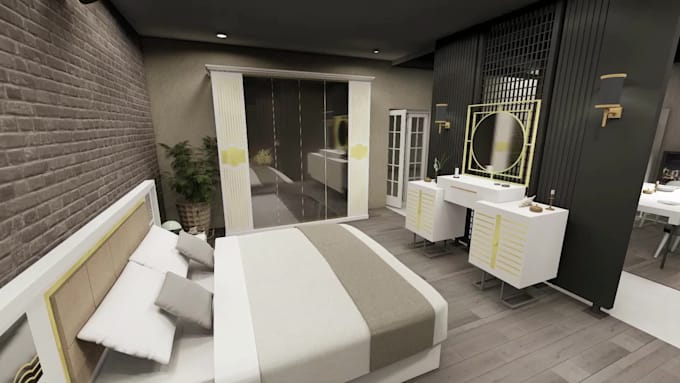 Create a realistic 3d rendering architecture by Nezaketserbest | Fiverr