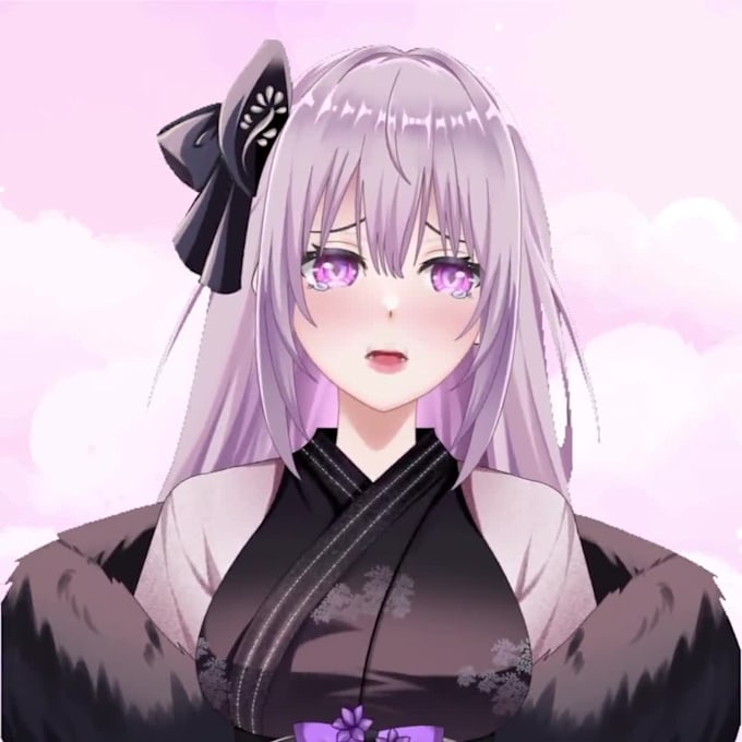 Draw live2d vtuber 2d model, 2d vtuber, live2d with rigging for vtube ...