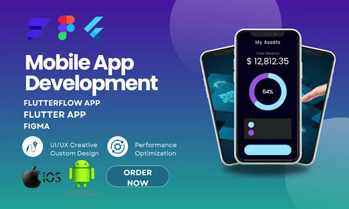 Do Ios Android App Development Flutterflow App Neobank App Flutter App By Sarahbrooke4 Fiverr