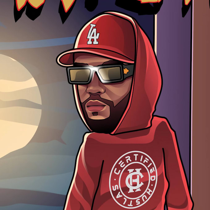 Animate and loop your artwork, music album cover and 2d character by ...