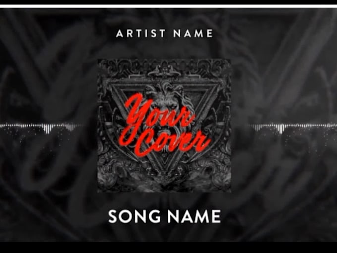 Create unique music promo audio spectrum or music visualizer by Hamza104647 | Fiverr