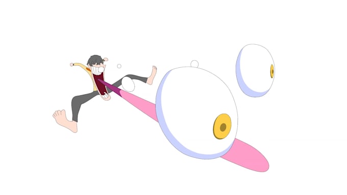 Make 2d animation like luffy gear 5 by Qeju_animation | Fiverr