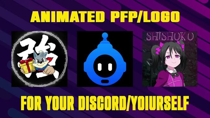 Make you an animated logo, gif, icon, pfp, discord banner by Tanjimfx ...