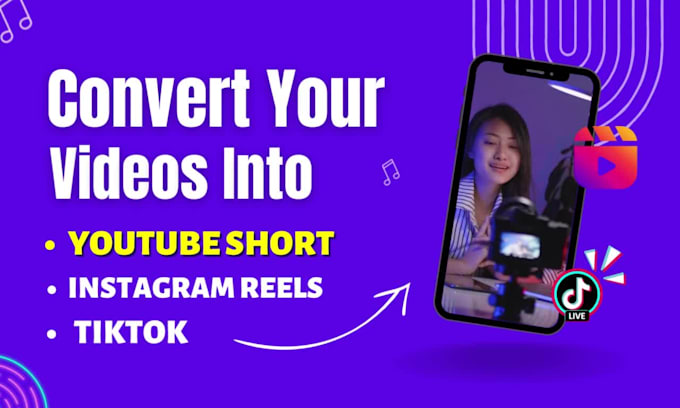 Convert your video into viral youtube shorts and instagram reels by ...
