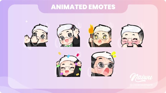 Animate your twitch, kick, youtube or discord emotes by Teffarango | Fiverr