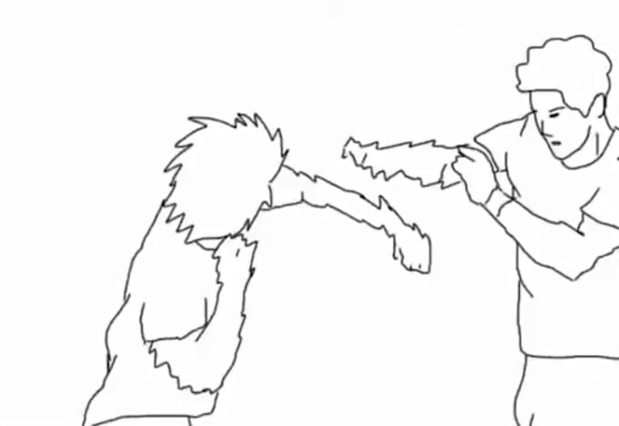 2d traditional frame by frame animation hand draw sketch 2d line art ...