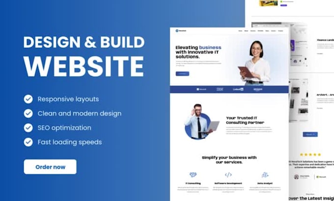 Design and build professional wordpress website, design or redesign by ...