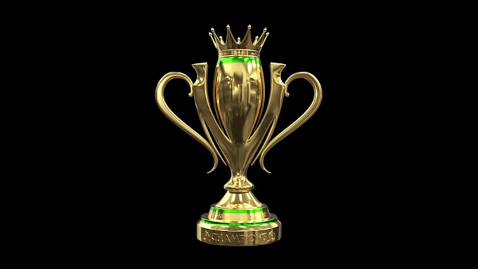 Design 3d modeling, rendering for trophies, medals, awards by ...