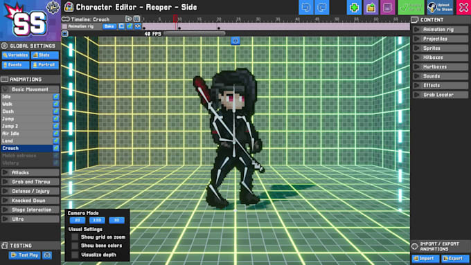 Animate your pixel art using smack studio by Merfinator | Fiverr