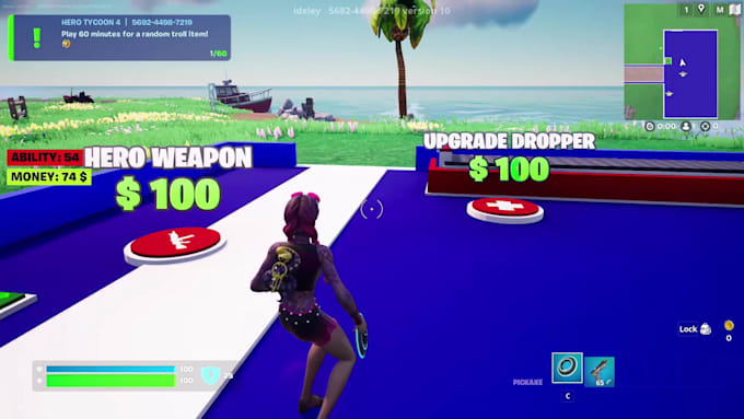 Develop fortnite game tycoon map royal battle map uefn game verse game ...