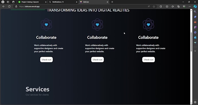 Create Responsive Websites In Html Css Javascript React Next Nodejs By