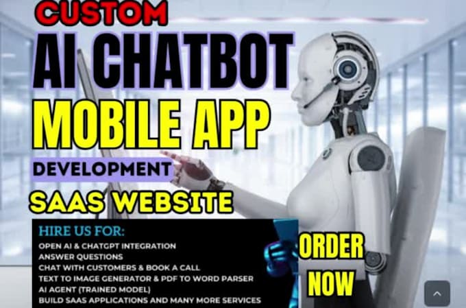 Make advanced ai chatbot for website app, and custom ai chatbot development by Gmcguru254 | Fiverr