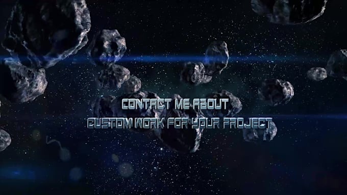 Make space 3d cinematic title outer space intro video by Palabara | Fiverr