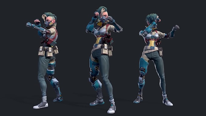 Create 3d game character modelling, rendering and texturing by Kay145 ... Create 3d game character modelling, rendering and texturing by Kay145 ...