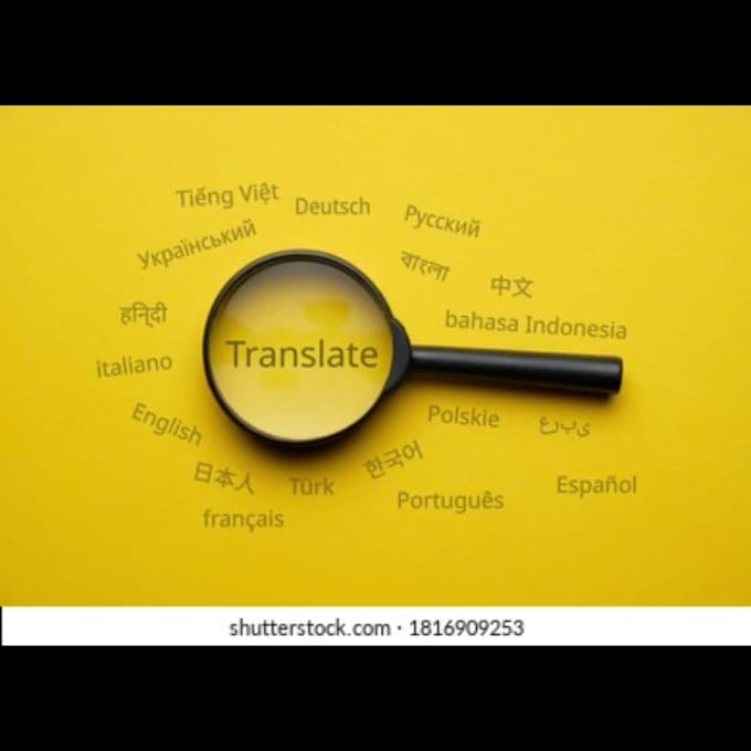 Translate anything in arabic and french and english by Mineyesno | Fiverr