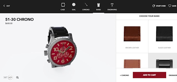 Build 2d 3d watch configuration, wrist watch,golden watch, on kickflip ...