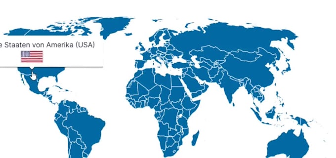 Clickable interactive map usa map, svg map, site, rv map, vector map ...