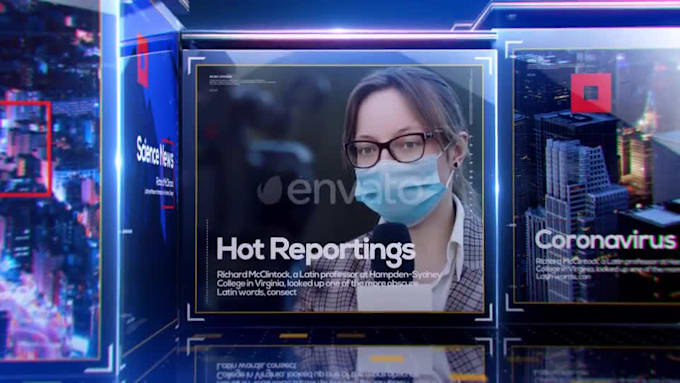 Create modern 3d broadcast style news intro opener in 24hrs by ...