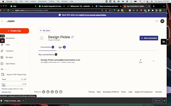 Create a custom zapier app or automation for you by Samadsaifudin | Fiverr