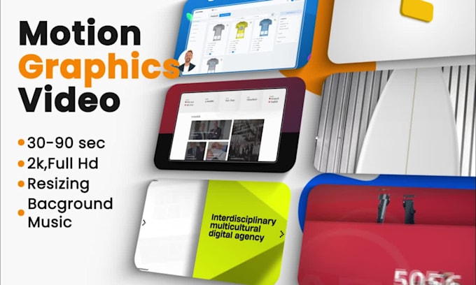 Create a custom motion graphics explainer video 2k by Arsenlyupen | Fiverr