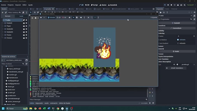 Write your code for your video game, map, character, objects by Nishi ...