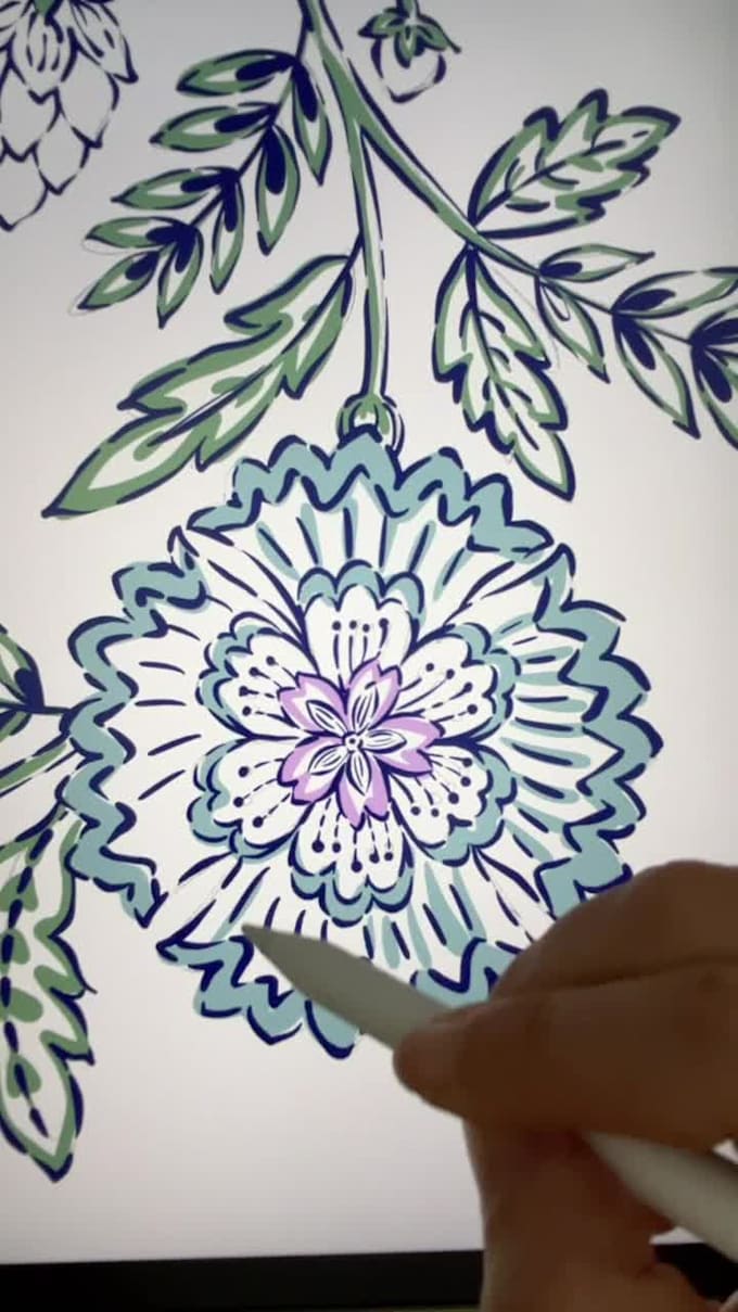 Create digital print patterns for any products by Sunshinepattern | Fiverr