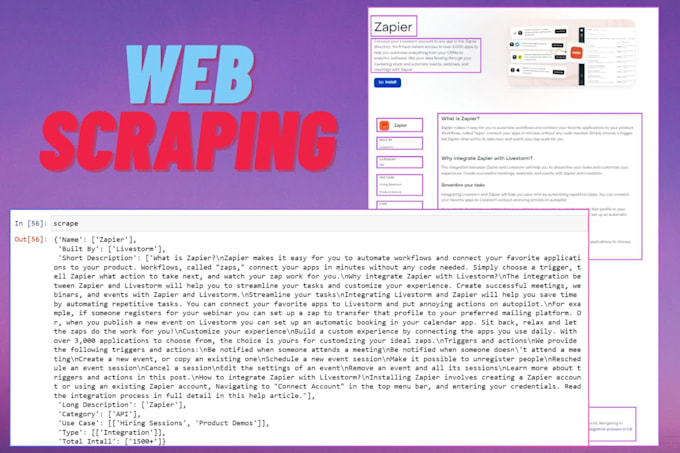 Do Data Extraction And Web Scraping With Python By Datarnz Fiverr