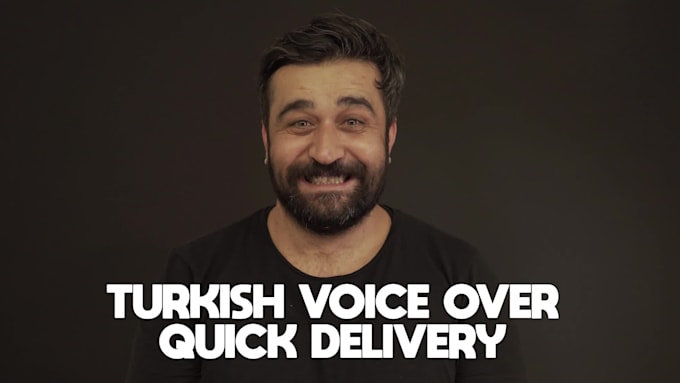 Record fast and effective turkish male voice over by Frhthkn | Fiverr