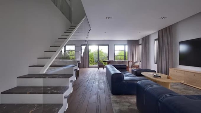 Do 3d house visualization in unreal engine, ue5 3d house render, 3d house model by Micheal_bury ...