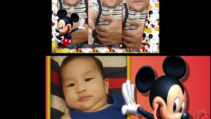 Create a mickey mouse video slideshow by Photo_mosaic | Fiverr