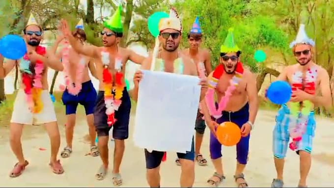 Record funny and crazy happy birthday video by Hassan_644 | Fiverr
