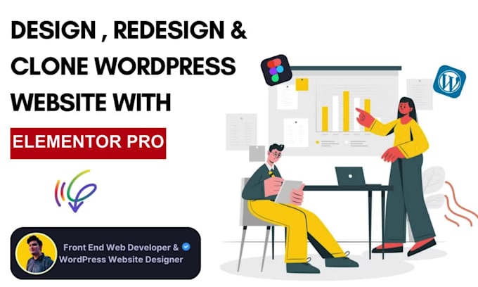 Design , redesign and clone wordpress website with elementor pro from scratch by Faizhashmi75 ...