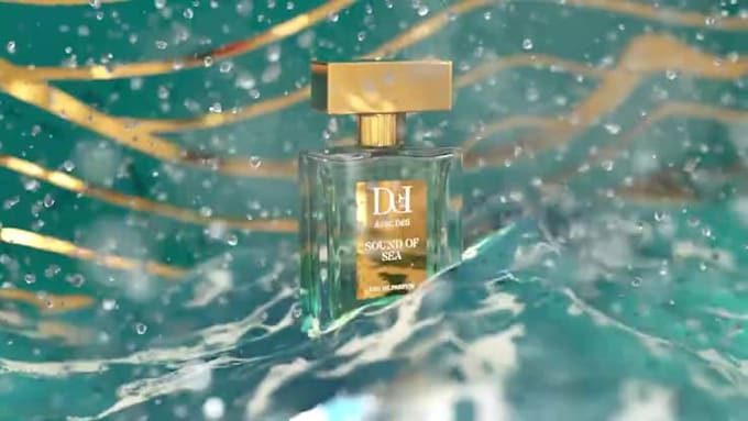 Do 3d cgi perfume animation 3d perfume bottle 3d perfume animation body ...