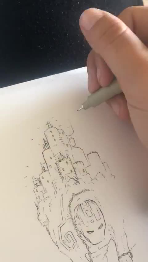 Draw a unique line art illustration by Sarabiagioni | Fiverr