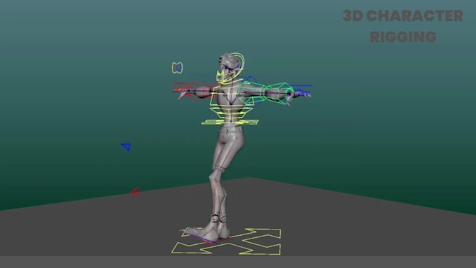 Maya 3d rigging, 3d character rigging animation, blender cinema 4d unreal, unity by Afo_digital ...