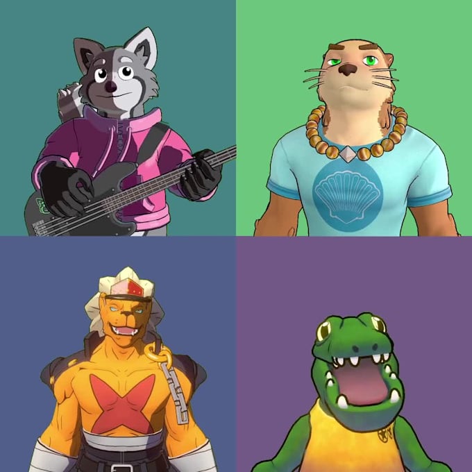 Create custom from scratch furry non furry avatar 3d vtuber rig texture ...