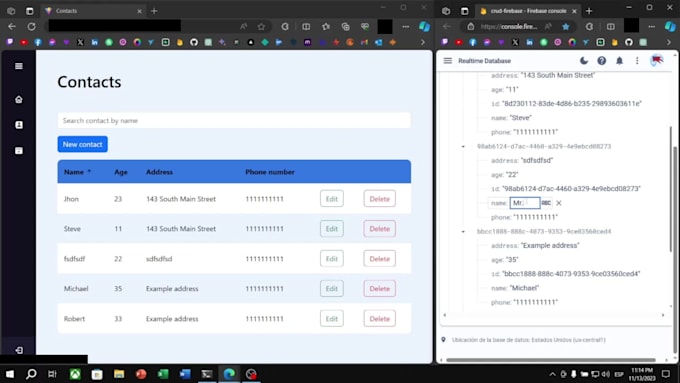 Create a web app crud with firebase realtime and free hosting by Gerardocr_ | Fiverr