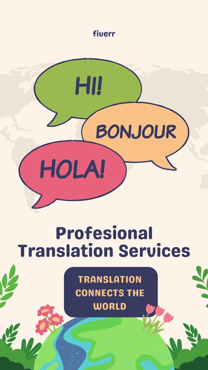 All in one translation, pdf, and typing solutions by Chinu_creator | Fiverr