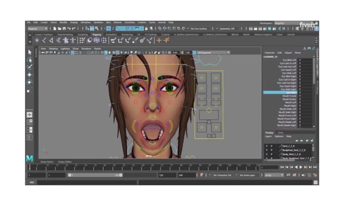 Rig y animación de personajes realistas en 3d facerig 3d metahuman, personaje de juego en 3d