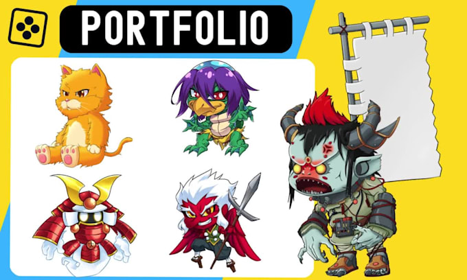 Make game asset, 2d character sprite sheet for your game by Njoygames ...