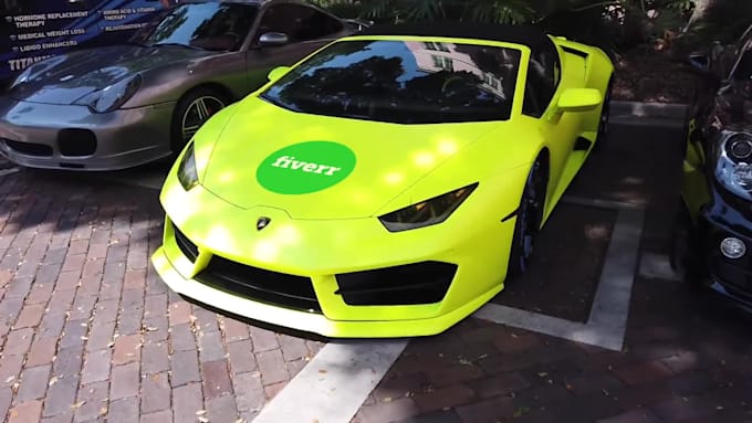 Put your logo, website or slogan on this lamborghini by Tile_studio ...