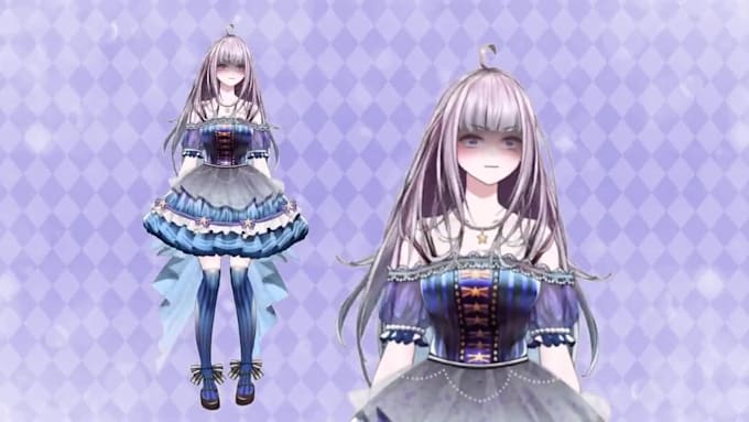 Model and design your fantasy vtuber,2d live vtuber,png tuber,pfp ...