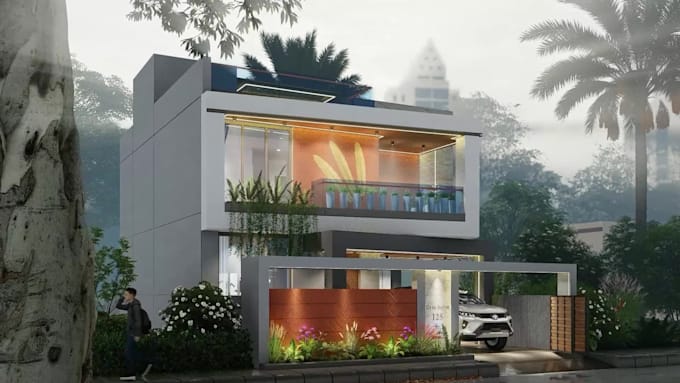 Do 3d model, interior and exterior renders by Rohangajjar_24 | Fiverr