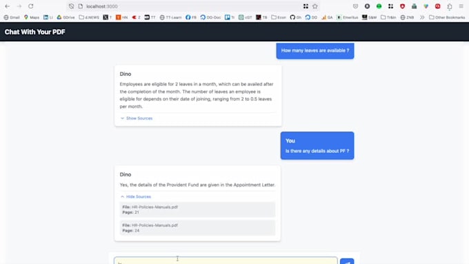 Develop pdf chatbot using langchain by Copilot_company | Fiverr