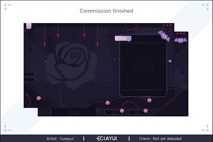 Create vtuber stream overlay by Ciayui | Fiverr