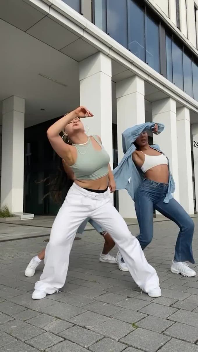 Do group dance video tik tok dance hip hop dance choreography to promote music by Valeriaelena ...