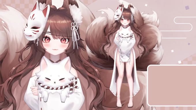 Draw and rig live2d vtuber model, anime, 2d vtuber model by Subom ... Draw and rig live2d vtuber model, anime, 2d vtuber model by Subom ...