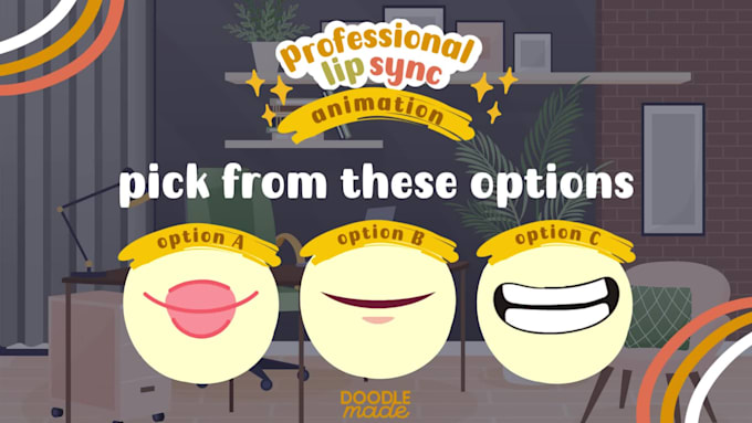 Create a 2d cartoon lip sync animation for your audio by Doodlemade ...